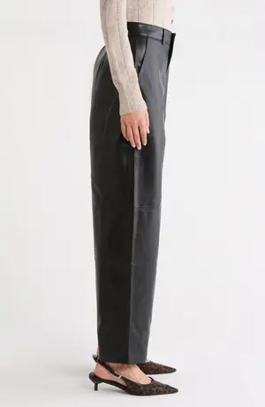 WAYF Orlena Faux Leather Pants