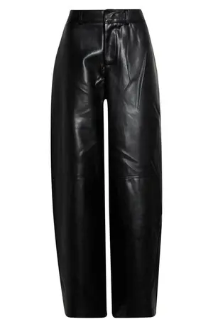 WAYF Orlena Faux Leather Pants