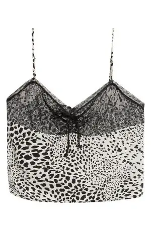 WAYF Celia Mixed Media Camisole