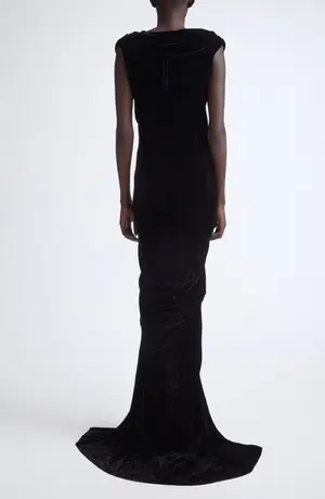 Rick Owens Velvet Strutter Gown