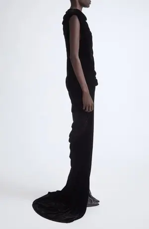 Rick Owens Velvet Strutter Gown