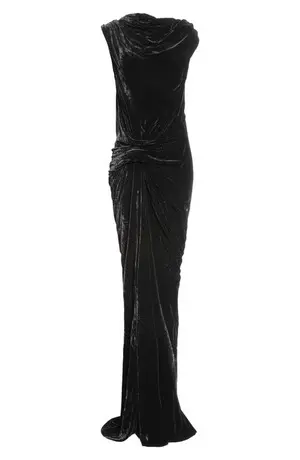 Rick Owens Velvet Strutter Gown