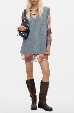 Desigual Hybrid Long Sleeved Dress