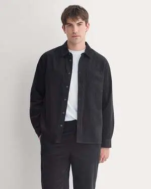 Everlane Pinwale Corduroy Shirt - Black