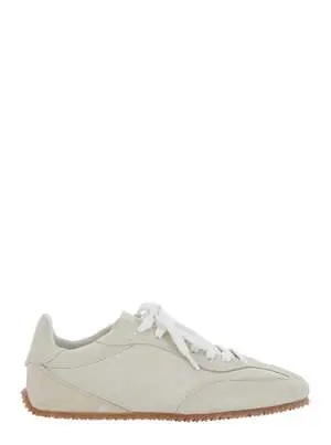 Axel Arigato Daze Runner' Beige Sneaker With Logo On The Tongue And Grooved Sole In Suede - Multicolor