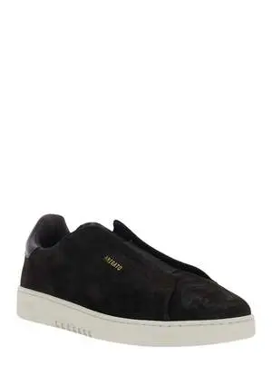 Axel Arigato Dice Laceless Sneaker With Rubber Sole And Leather Upper Brown
