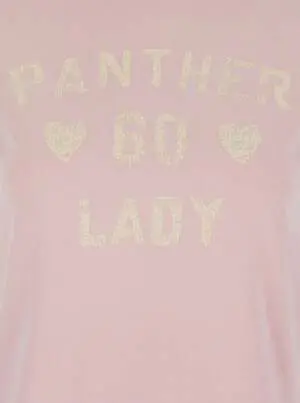 Valentino Garavani Crew Neck T-shirt With Maxi Logo On Front And Back In Pink Cotton Jersey For - Multicolor
