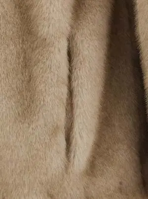 P.a.r.o.s.h Beige Jacket With Front Closure And Long Sleeves In Fabric. Color Beige. Women