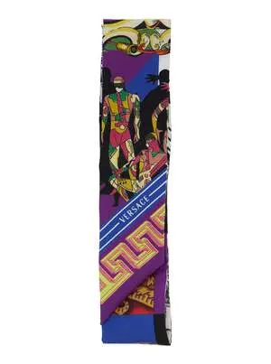 Versace Silk Theater Print Scarf For - Multicolor