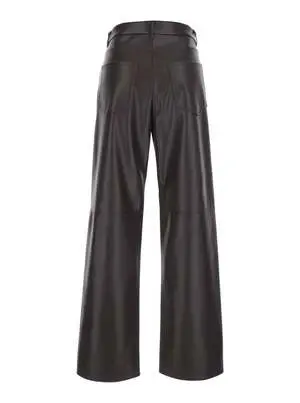 Max Mara S 'sospiro' Pants With Two Patch Pockets On The In Ecoleather For