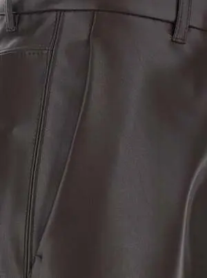 Max Mara S 'sospiro' Pants With Two Patch Pockets On The In Ecoleather For