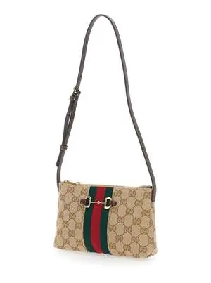 Gucci New Horsebit Mini Bag Original Gg Raw