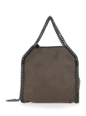 Stella McCartney Falabella Mini Bag Alter Suede With Suede Details - Brown