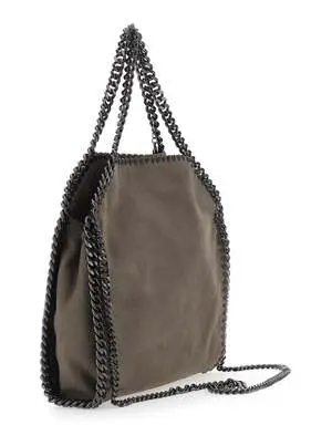 Stella McCartney Falabella Mini Bag Alter Suede With Suede Details - Brown