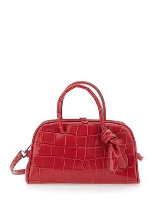 Jacquemus Le Petit Turismo Bag With Leather And Color - Red