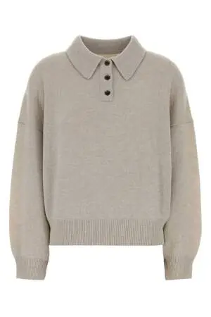 LISA YANG Sand Cashmere Etta Polo Shirt - Brown