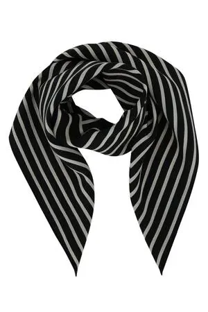 TOTEME Signature Monogram Silk Scarf - Multicolor