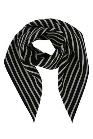 TOTEME Signature Monogram Silk Scarf - Multicolor
