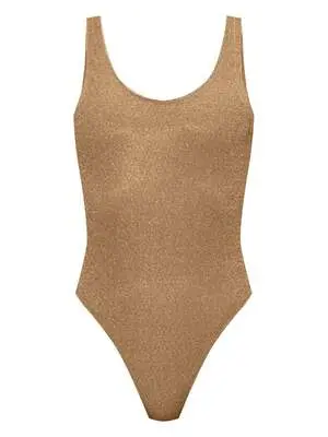 Oseree Lumière Sporty Swimsuit - Silver