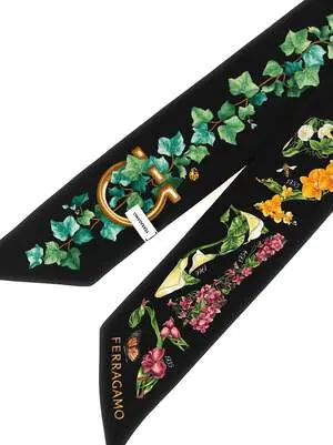 FERRAGAMO Bandeau 'eden Shoes' Print - Multicolor