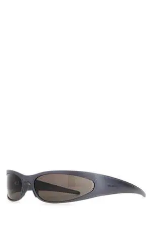 Balenciaga Graphite Aluminum Reverse Xpander 2.0 Sunglasses - Gray