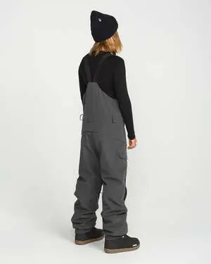 Volcom Creston 3d Stretch Bib - Dark Grey