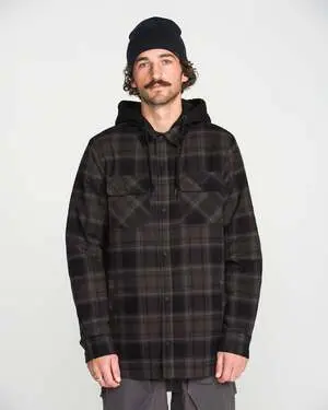 Volcom Enson Insulated Riding Flannel - Black