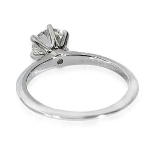 Tiffany & Co. 0.95 Ct Round Brilliant Diamond Engagement Ring