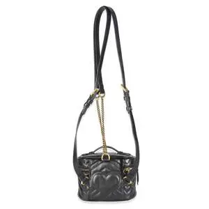 Gucci Calfskin Matelasse Gg Marmont Round Backpack