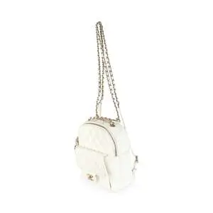 Chanel Quilted Caviar Cc Day Backpack Handbag