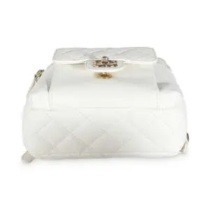 Chanel Quilted Caviar Cc Day Backpack Handbag