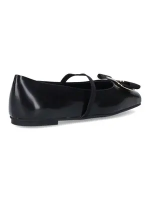 FERRAGAMO Ballet Flats "new Vara - Black