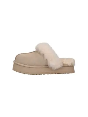 UGG Platform Mules "disquette - Beige