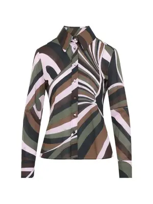 Emilio Pucci Iride Print Shirt - Green