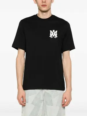 Amiri Monogram-print T-shirt - Black