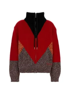 Marni Wool And Cashmere Jacket With "m" Detail