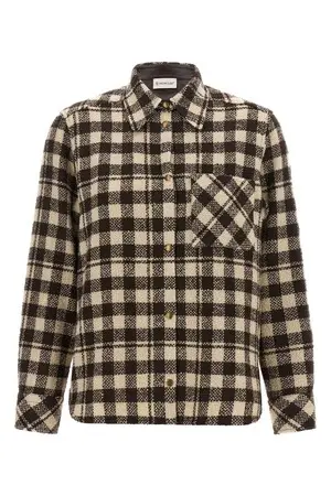 Moncler Checked Shirt - Brown