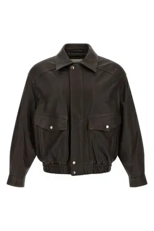 DUNST Vintage Leather Jacket - Brown
