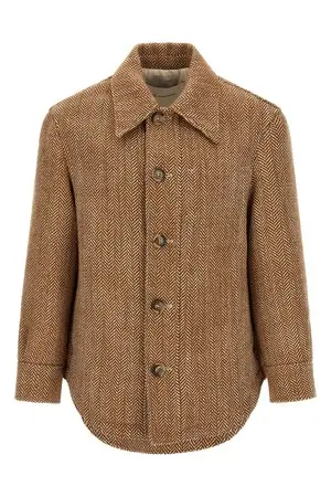 AMI Paris Chevron Wool Overshirt