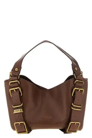 DIESEL® D-one' Small Handbag - Brown