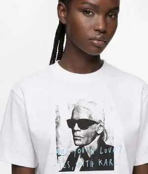 Karl Lagerfeld Klj X Pietro Terzini Cropped Karl T-shirt