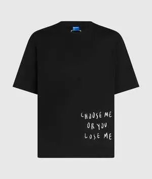 Karl Lagerfeld Klj X Pietro Terzini Boxy T-shirt - Black