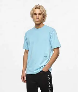 Karl Lagerfeld Klj X Pietro Terzini Relaxed T-shirt - Ocean Current