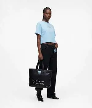 Karl Lagerfeld Klj X Pietro Terzini Cropped T-shirt - Ocean Current