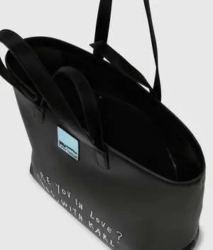 Karl Lagerfeld Klj X Pietro Terzini Extra-large Tote Bag - Black