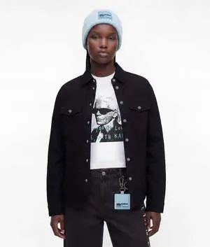 Karl Lagerfeld Klj X Pietro Terzini Boxy Overshirt - Black