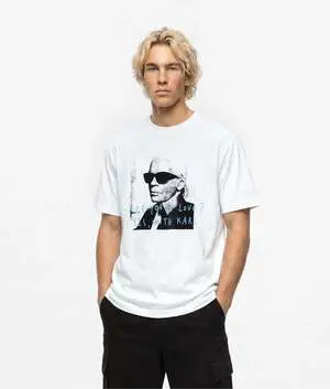 Karl Lagerfeld Klj X Pietro Terzini Relaxed Karl T-shirt - White