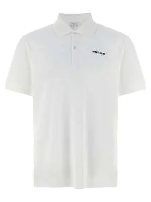 Alexander McQueen Logo Embroidery Polo Shirt - Multicolor