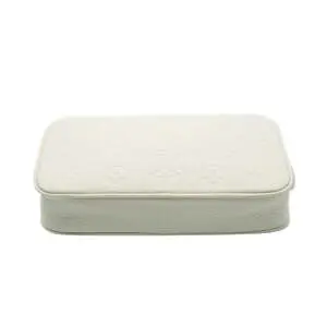 LOUIS VUITTON Monogram Taurillon Pochette Volga - White