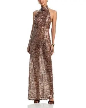 SAU LEE Grace Sequin Dress